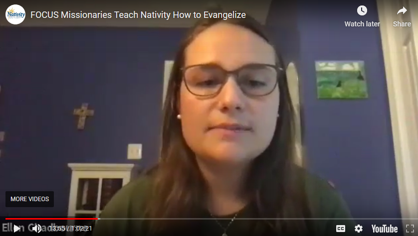 FOCUS Missionaries Teach Nativity How to Evangelize - Nativity Catholic ...